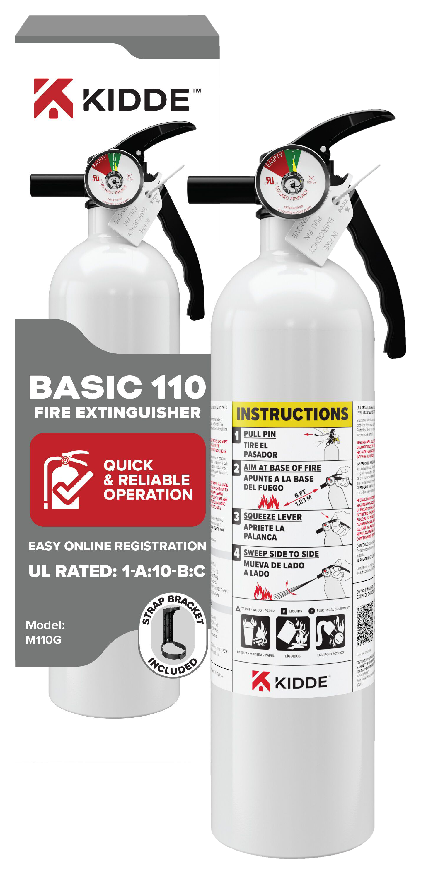 Kidde Basic 110 Fire Extinguisher | Cabela's